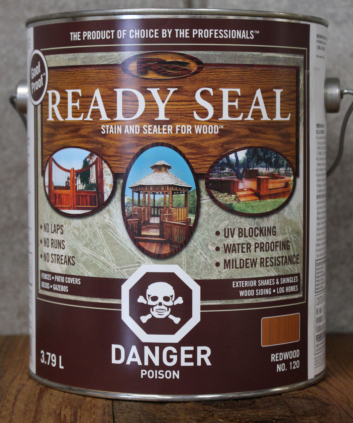 Teinture extérieure Ready Seal Séquoia (Redwood) 3.78L (4) — Epoxy TO/GO