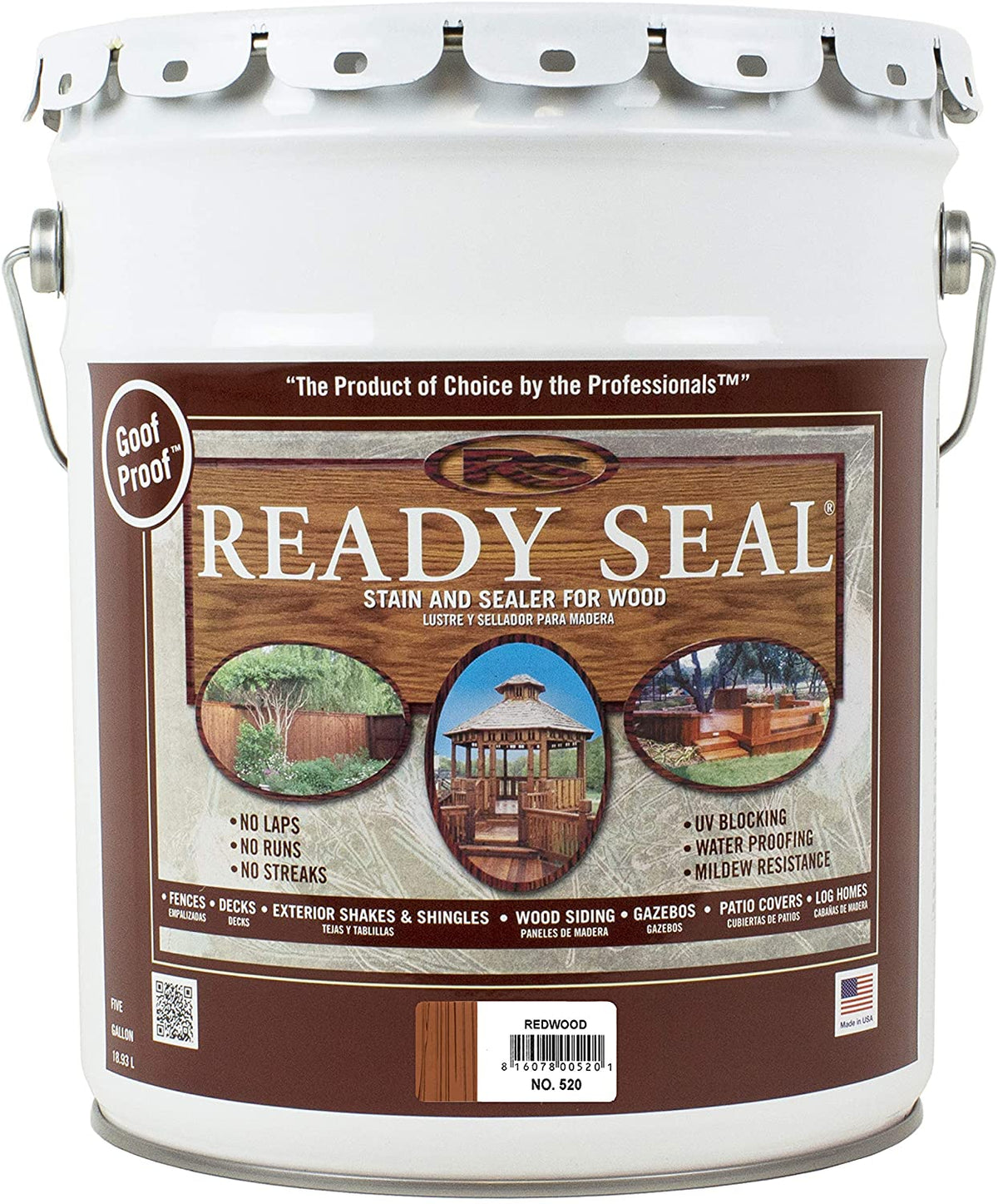 Teinture extérieure Ready Seal Séquoia 18.9L (1) — Epoxy TO/GO